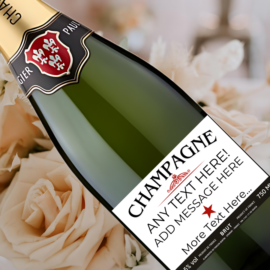 Personalised Champagne | Custom Labels & Next-Day UK Delivery