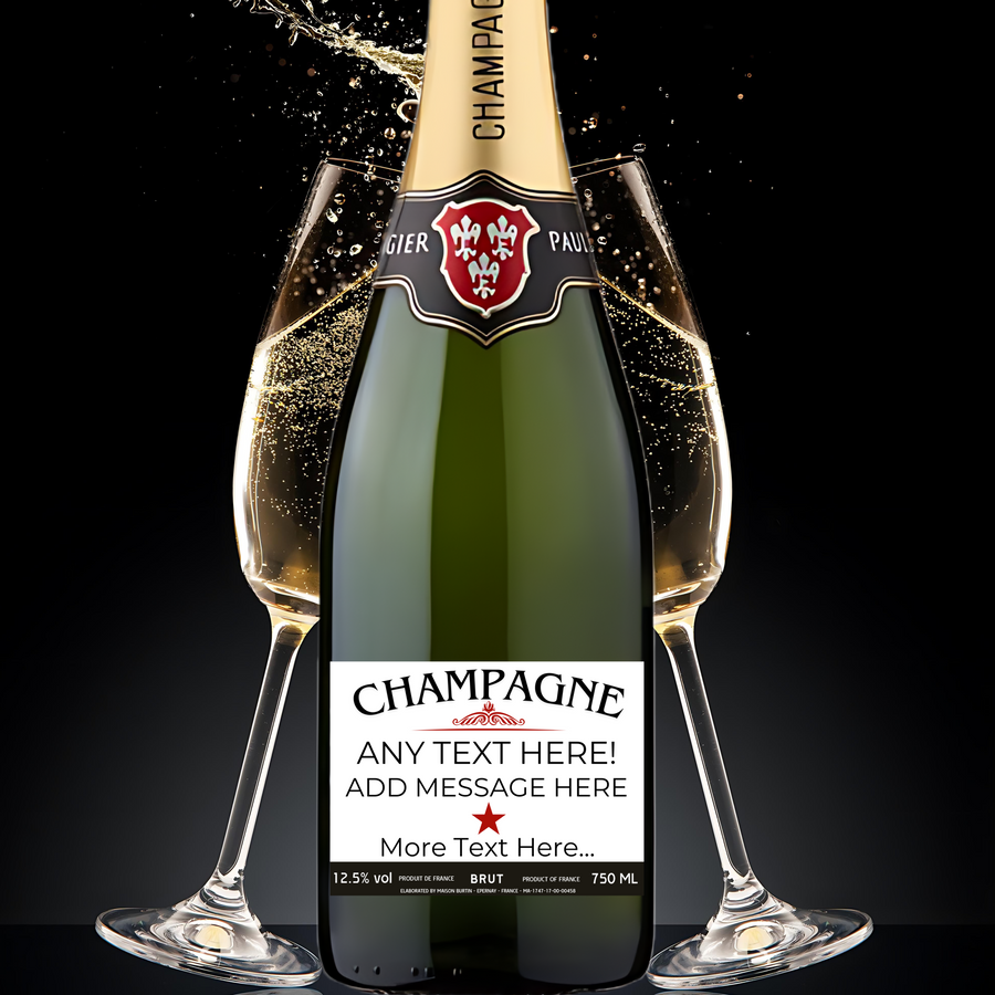 Personalised Champagne | Custom Labels & Next-Day UK Delivery